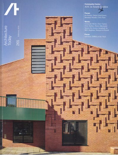 Architecture Today 265 Feb 2016 - Architecture Today